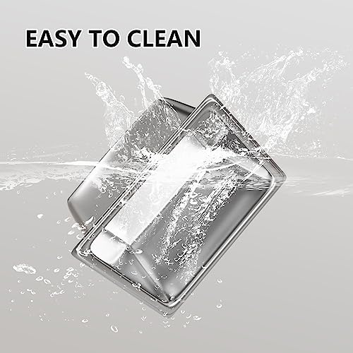 Jerlonfury 6 Pack 1/2 Size Stainless Steel Steam Table Pan, 6" Deep Hotel Pan, 0.7mm Thickness Commercial Food Pan, Steam Pan for Restaurant, Kitchen, Commercial Supplies