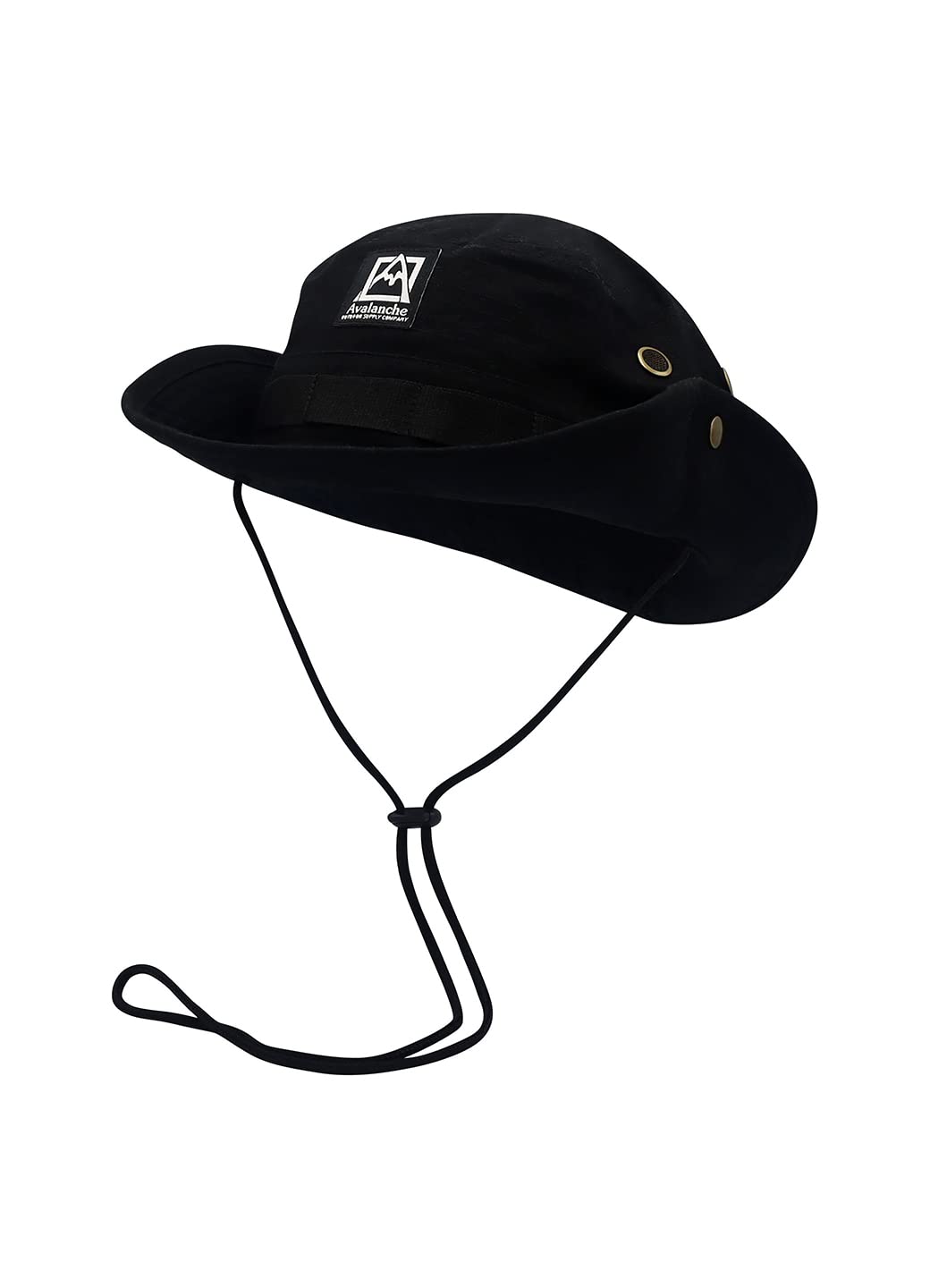 Avalanche Bucket Hat Foldable Fishing Boonie Hat with Neck Flap Neck Shield Khaki