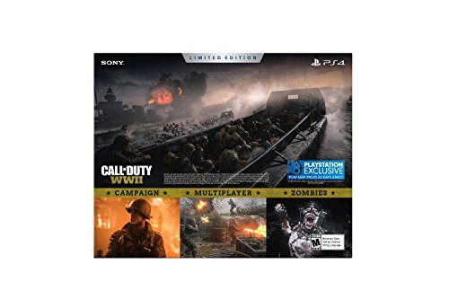 PlayStation 4 Slim 1TB Limited Edition Console - Call of Duty WWII Bundle [Discontinued]