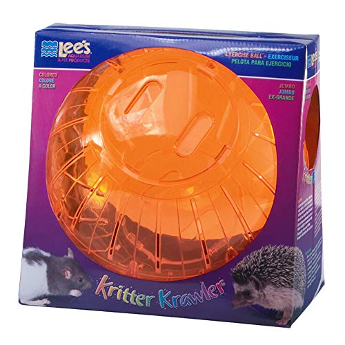 Lee's Kritter Krawler Jumbo Exercise Ball, 10-Inch, (Random colors),All Breed Sizes