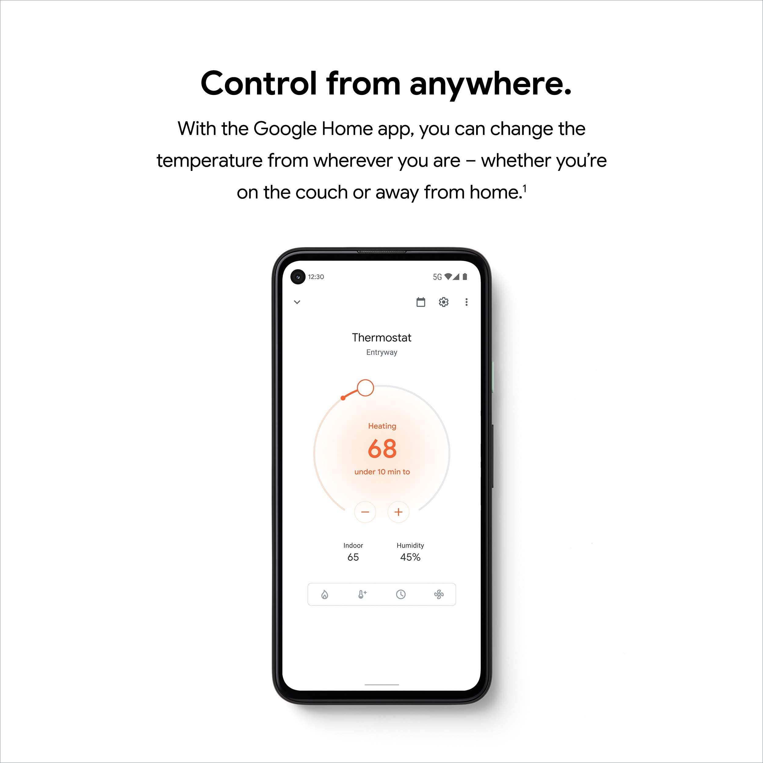 Google Nest Thermostat - Smart Thermostat for Home - Programmable WiFi Thermostat - Compatible with Alexa - Snow (Open Box)