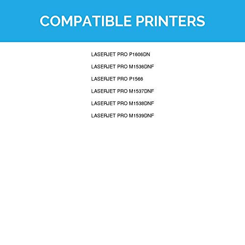 LD Products Compatible Toner Cartridge Printer Replacement for HP 78A CE278A (Black) for in use: HP-78A HP78A Laserjet Pro / Laserjet M1536dnf, M1537dnf, M1538dnf, M1539dnf, P1566, P1606dn