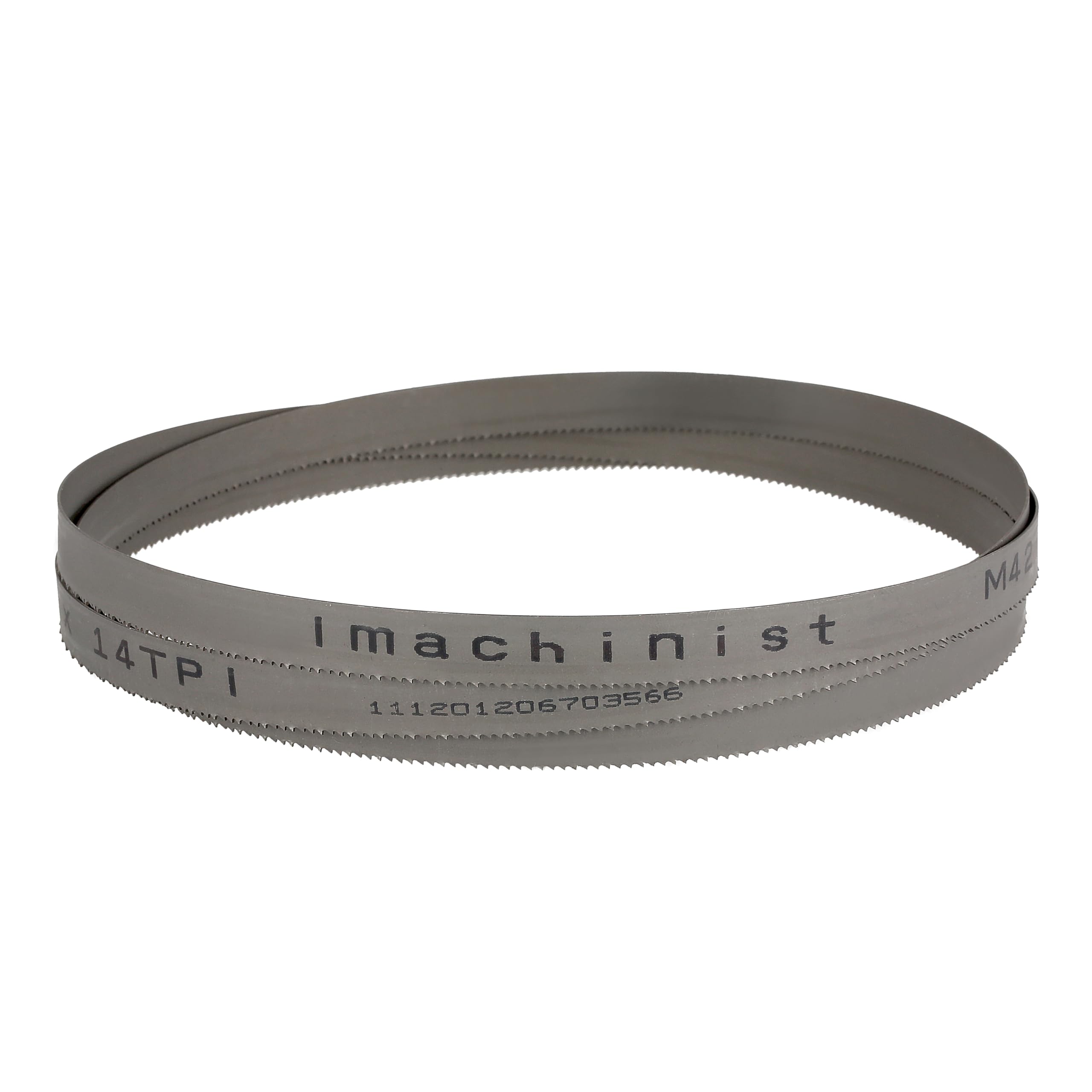 Imachinist S641212610 64-1/2" Long, 1/2" Wide, 6/10 TPI Variable Teeth Bi-Metal Band Saw Blades for Cutting Aluminum