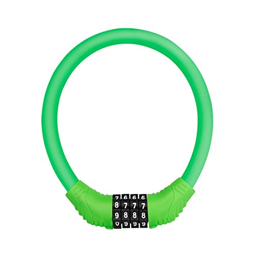 Anti-Theft Bike Lock 4 Digit Code Combination Stainless Steel Cable Bicycle Security Lock Equipment MTB Bike Lock