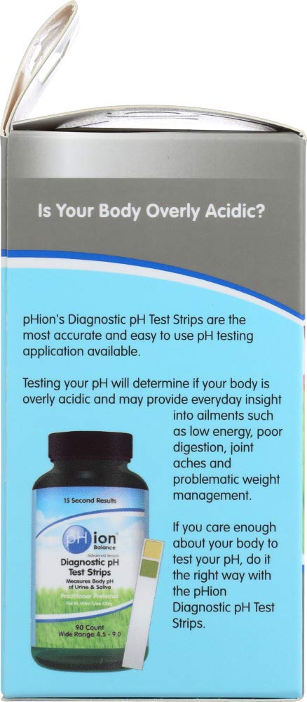 Phion Diagnostic pH Test Strips, 90 CT (Pack of 3)