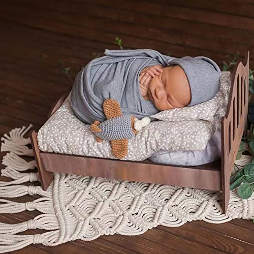 Newborn Photography Props Mini Mattress Posing Pillow Infant Baby Boy Girl Photo Shoot Bedding Mat Accessories