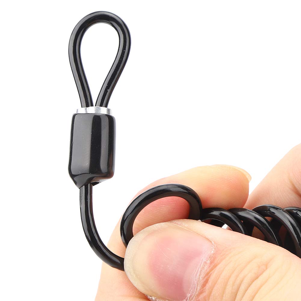 Beaswhca Mountain Bike Helmet Portable Motorcycle Mountain Bike Steel Cable Three Digit Combination Lock Security Anti-Theft