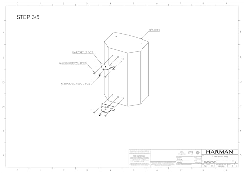 JBL Professional EON700 Series Universal Yoke Mount