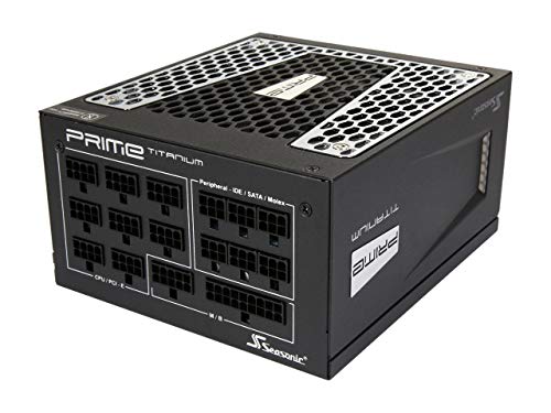 Seasonic PRIME 1000 Titanium SSR-1000TR 1000W 80+ Titanium ATX12V & EPS12V Full Modular 135mm FDB Fan Power On Self Tester 12 Year Warranty Power Supply