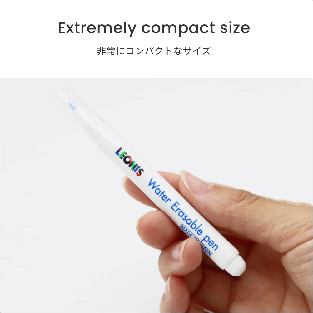 LEONIS Water Erasable Fabric Marking Pen Blue 5 Count Pack [ 78008 ]