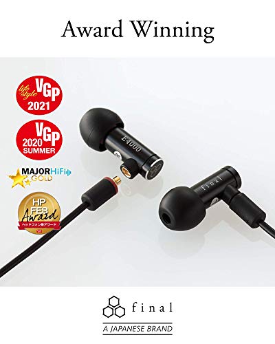 Final E4000 High Resolution Sound Isolating In-Ear Headphones Earphones