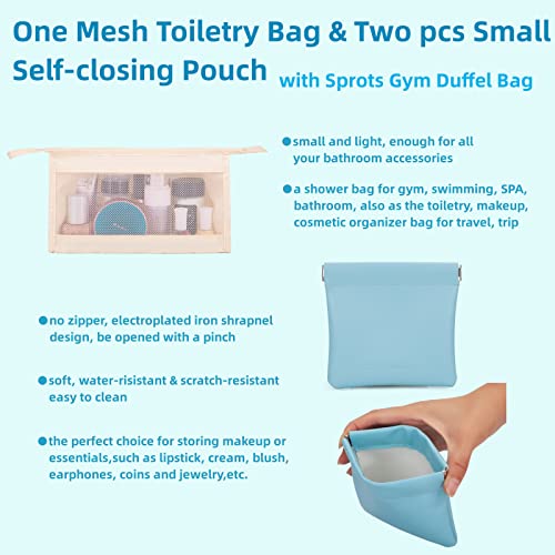 Gym Duffle Bag for Women with Wet Pocket Shoes Compartment Carry On Bag Weekender Overnight Duffel Bag with Shoe Compartment Wet Pocket