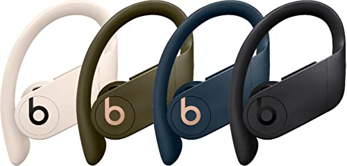 Beats_by_dre Beats Powerbeats Pro Wireless Earbuds - Class 1 in-Ear Bluetooth Headphones with Bonus Cleaning Cloth - (Black) (Renewed)