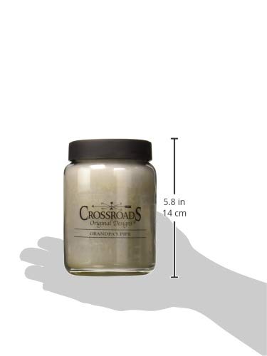 Crossroads Grandpa's Pipe Scented 2-Wick Candle, 26 Ounce