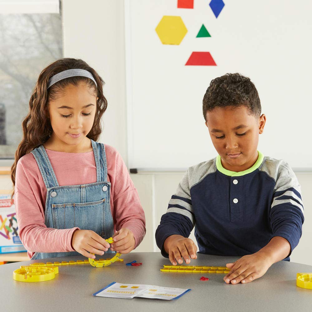 hand2mind NumberLine Clock, Telling Time Teaching Clock, Learn to Tell Time Clock, Analog Classroom Learning Clock, Teaching Time Math Manipulatives, Clocks for Kids Learning to Tell Time (Set of 6)