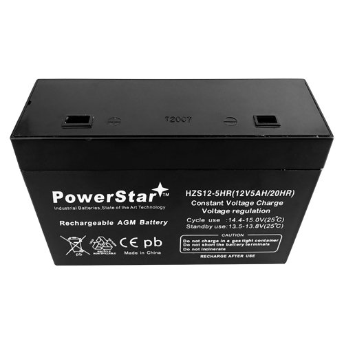 PowerStar 3 Year Warranty Sealed Lead Acid UPS Replacement Battery - BBBP5512RT