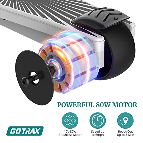 Gotrax Scout Electric Scooter for Kids Ages 4-7, Max 3 Miles Range and 6Mph Speed, 5" Flash Front Wheel and Unique Pedal Light, UL2272 Certified Aprroved Electric Kick Scooter for Boys Girls Blue