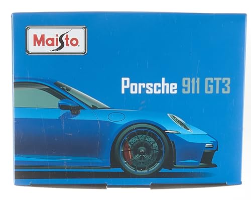 Maisto M36458 2022 Porsche 911 GT3 Super Car-1:18 Scale Cheong Die Cast, Blue