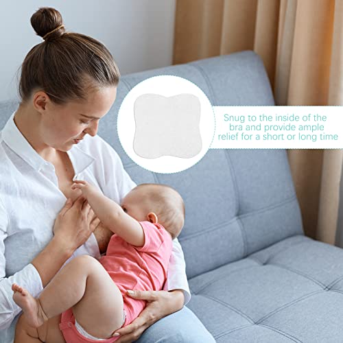 Frienda 20 Pieces Soothing Gel Pads Adjusting Hydrogel Reusable Pads Breastfeeding Essentials Nursing Pads Breast Pads Cooling Relief for Moms Sore Nipples from Pumping or Nursing