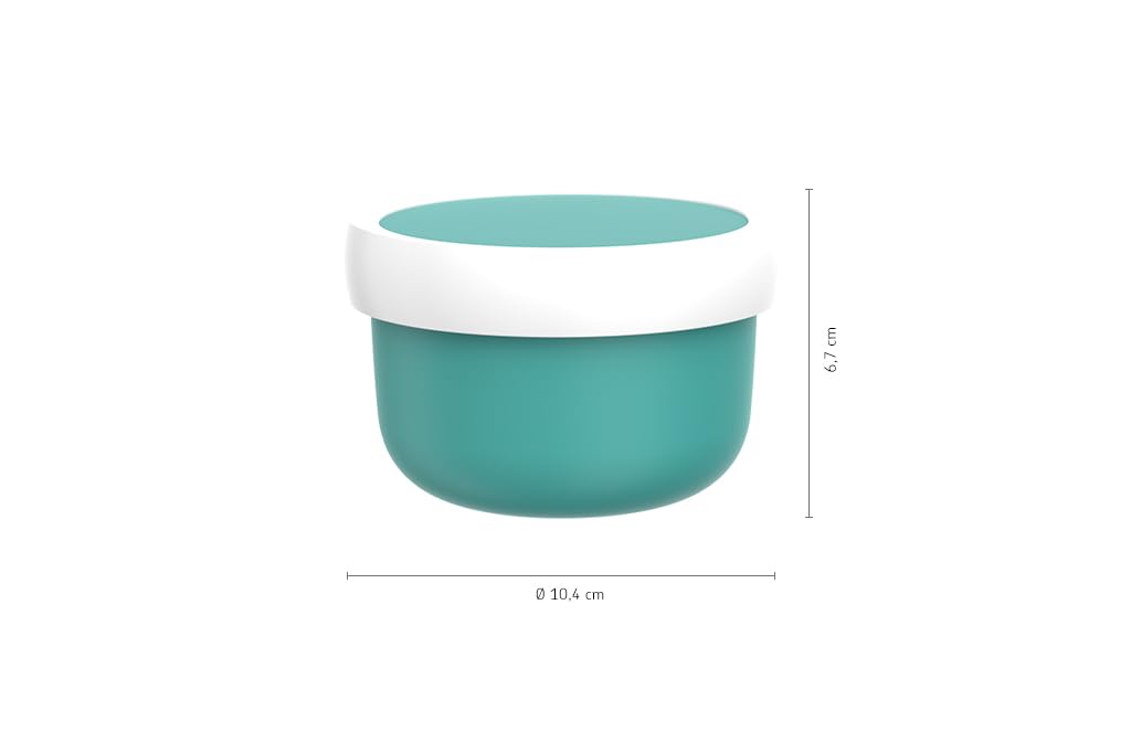 Mepal - Fruitbox Campus - Snack box for kids - Dishwasher and microwave safe - BPA free - 300 ml - Leopard