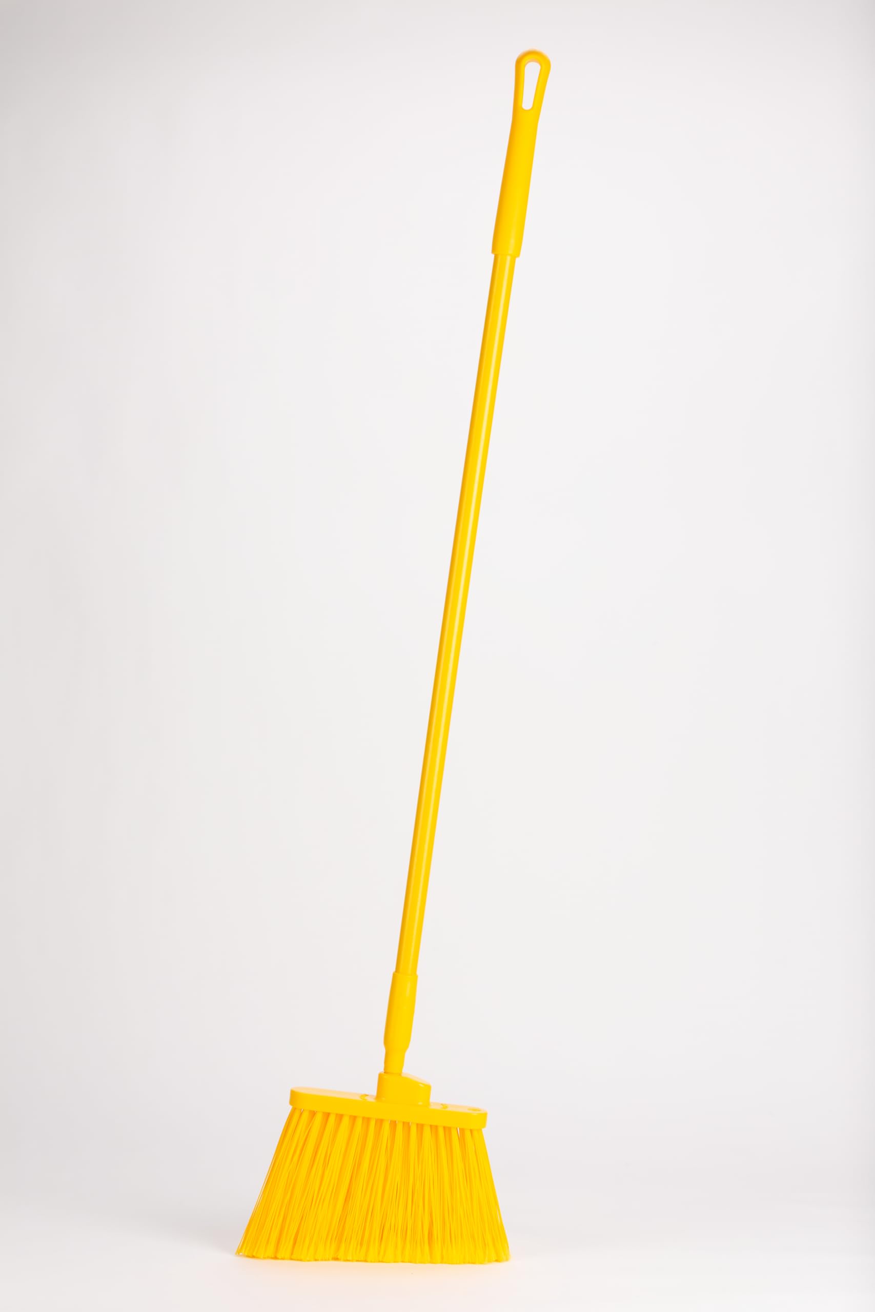 SPARTA 41225EC04 Fiberglass Broom Handle, Mop Handle, Replacement Handle With Acme Threaded Tip For Commercial Cleaning, 48 Inches, Yellow