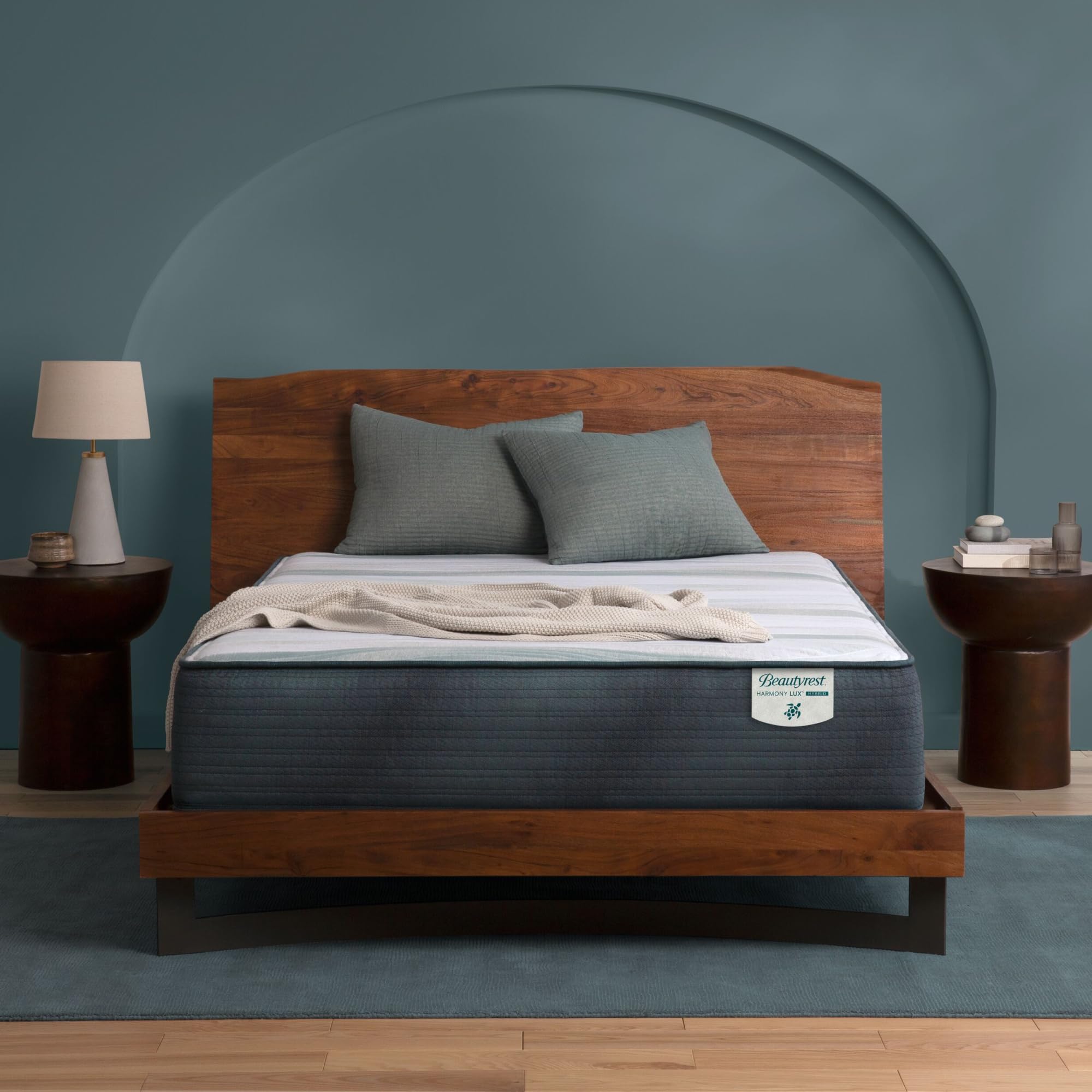 Beautyrest Harmony Lux Hybrid Ocean View Island 13" Firm Twin Mattress - Cooling Technology, CertiPUR-US Certified Memory Foam, Supportive Pocketed Coils and Edge Support