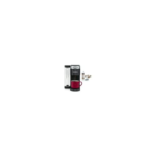 Keurig K-Supreme Single Serve K-Cup Pod Coffee Maker (Black) Bundle with Keurig 3-Month Brewer Maintenance Kit (2 Items)