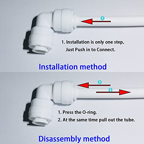 Malida Water Filter Float Ball Valve,or Fish Aquarium Uses 1/4 Inch Supply Tube.