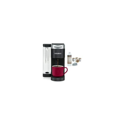 Keurig K-Supreme Single Serve K-Cup Pod Coffee Maker (Black) Bundle with Keurig 3-Month Brewer Maintenance Kit (2 Items)