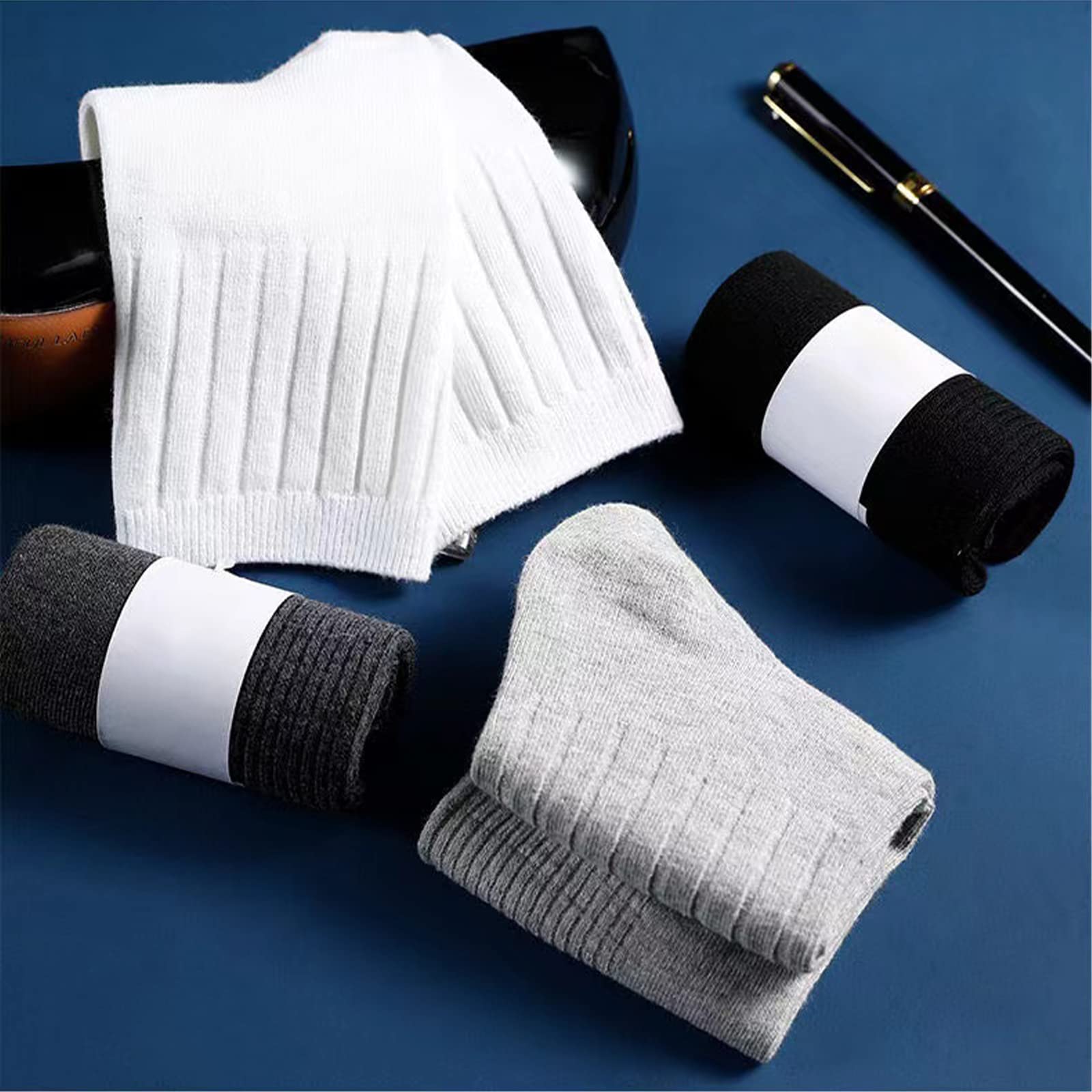 Aoiuhgyt Men's classic sports cotton socks,hiking socks,crew work boots socks for men 4 pcs