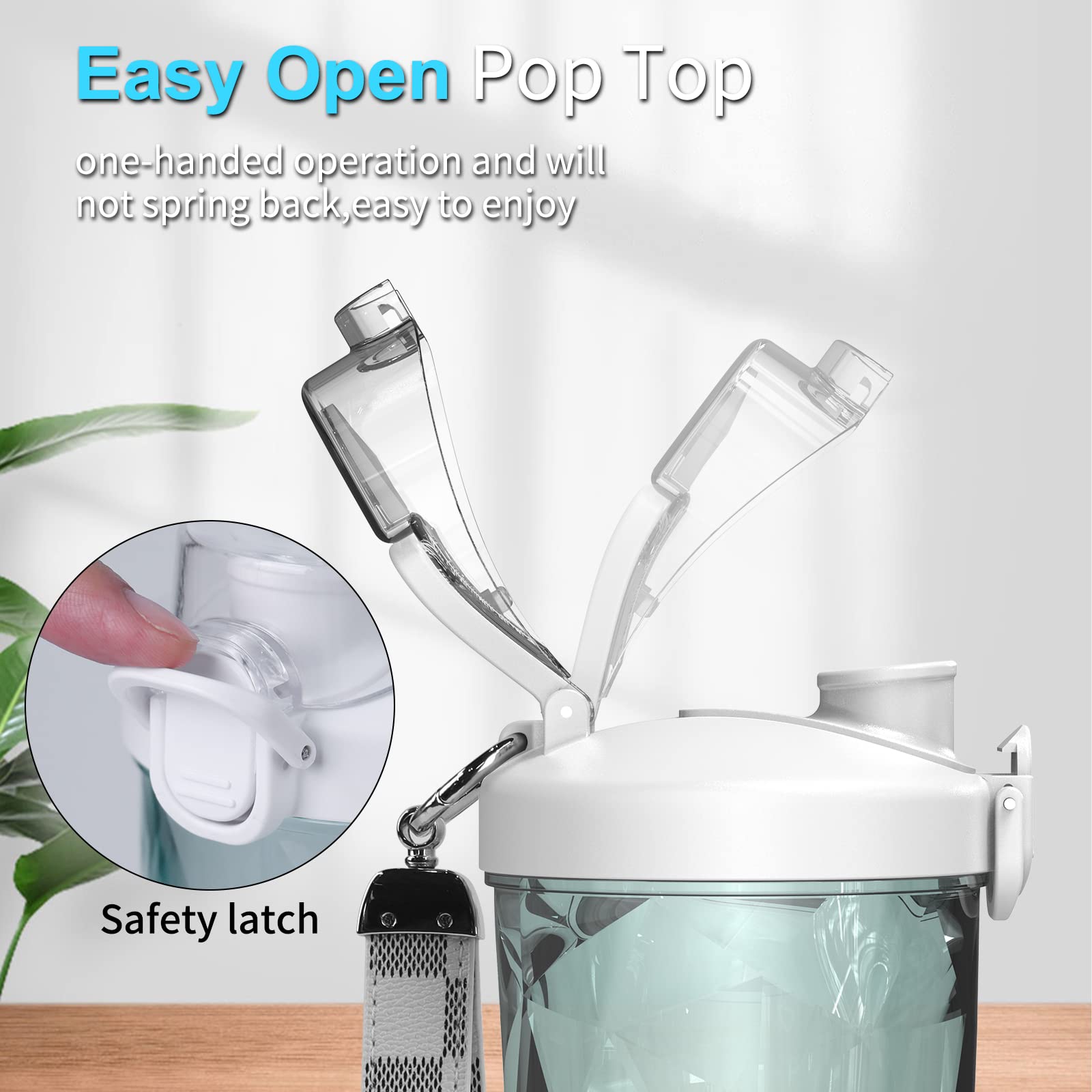 Portable Blender,Personal Size Blender for Shakes and Smoothies with 6 Blade Mini Blender 20 Oz for Kitchen,Home,Travel