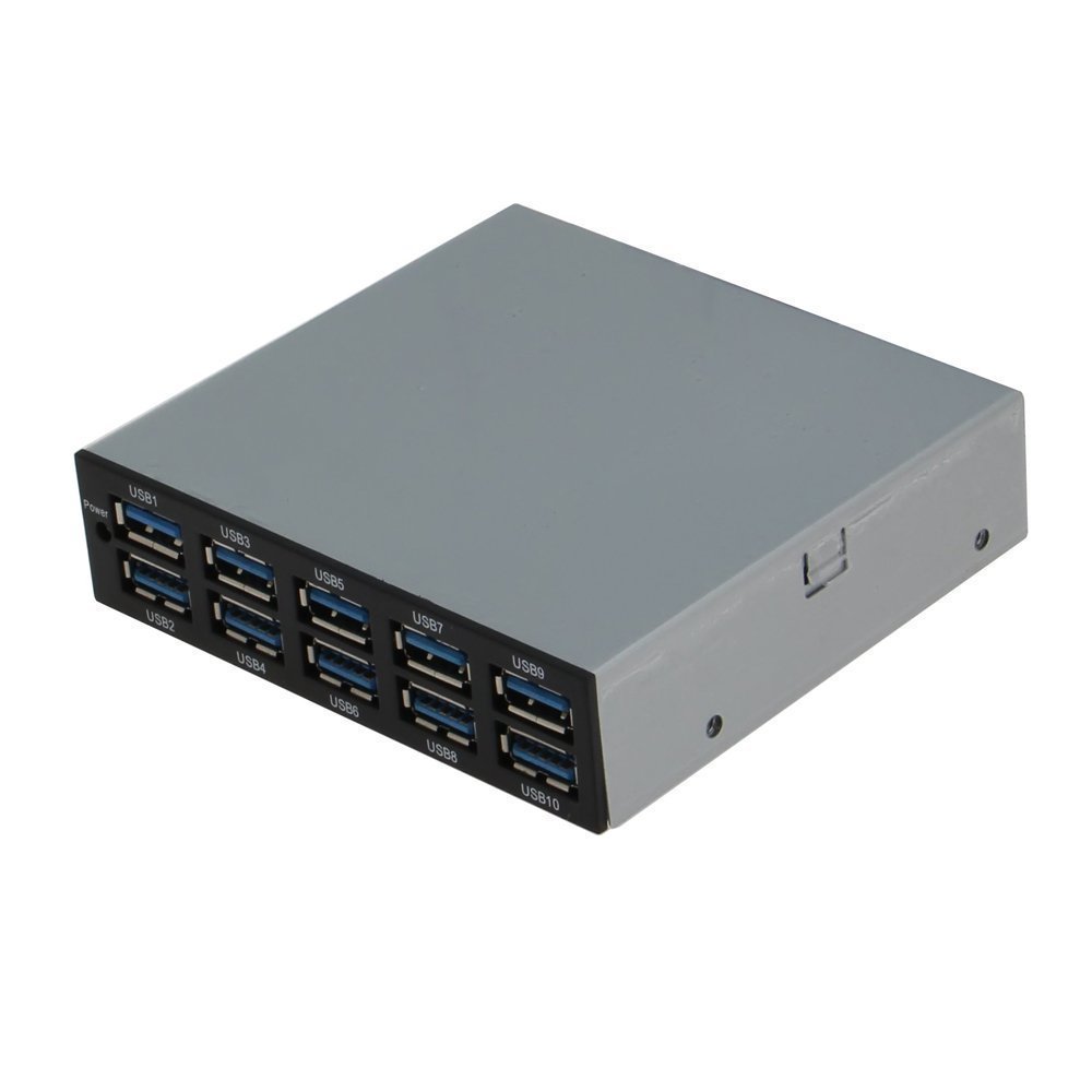 SEDNA - Internal 10 Port USB 3.0 Hub (Floppy Bay)