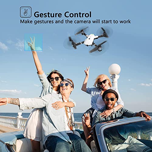 Drones with Camera for Adults - 1080P FPV Drone with Carrying Case, Foldable RC Drone W/2 Batteries, Altitude Hold, Headless Mode, ATTOP Camera Drones for Adults/Beginners, Girls/Boys Gifts