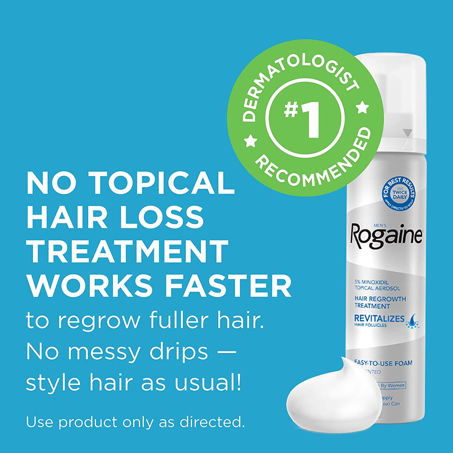 Rogaine Mens Foam Triple Pack