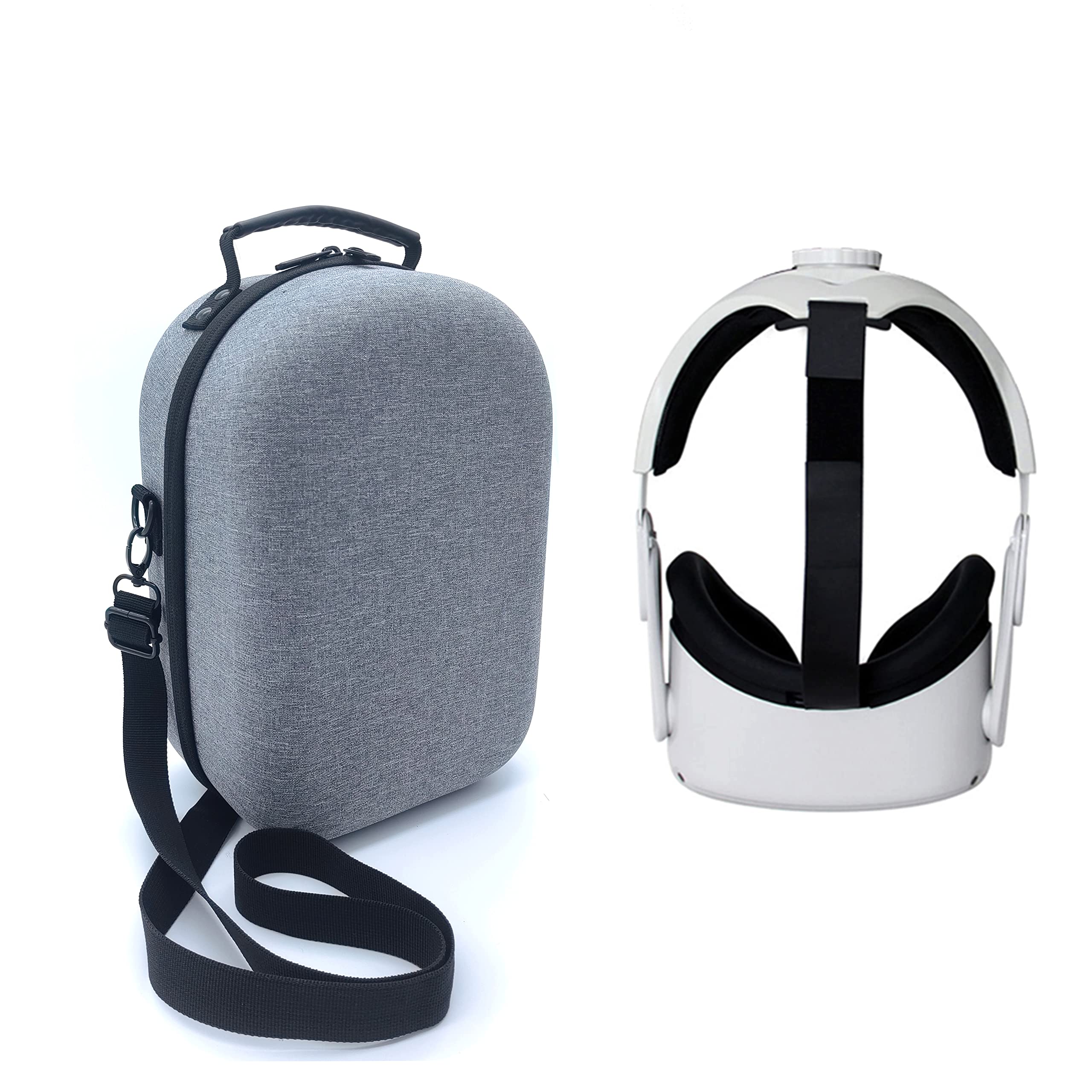 AOLDHYY subeirey for Oculus Quest 2 Case, VR Gaming Headset and Touch Controllers Quest 2 Accessories Hard Carrying Bag, Virtual Reality Headset Storage Bag Suitable for Travel and Home Storage.