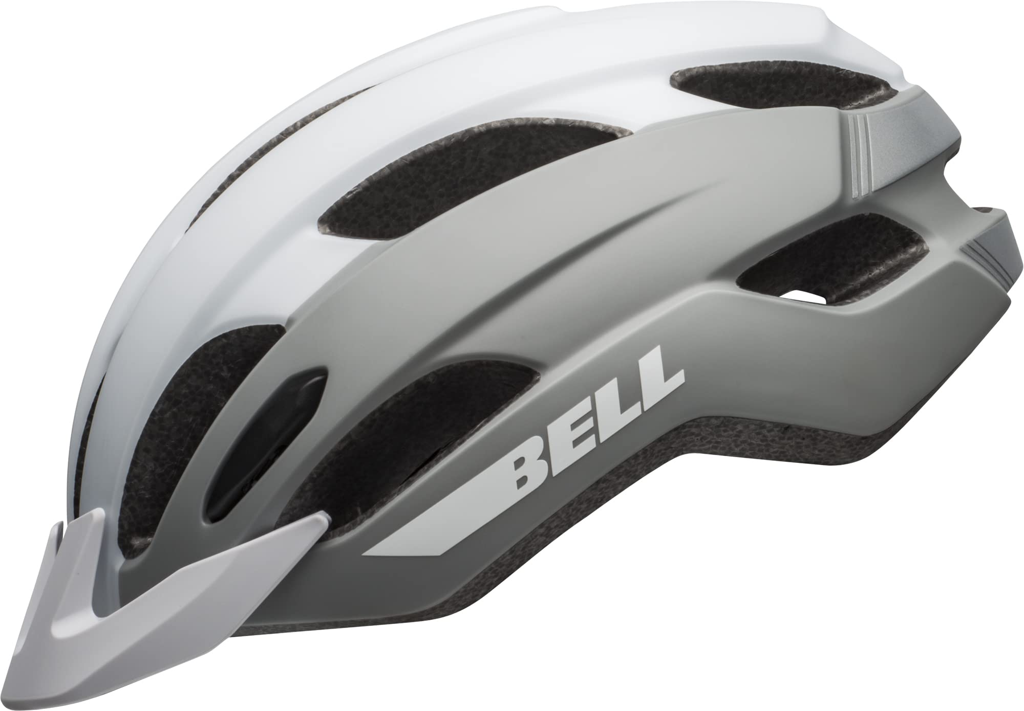 BELL Trace MIPS LED Adult Recreational Bike Helmet - Matte White/Silver (2020), Universal Adult (53-60 cm)