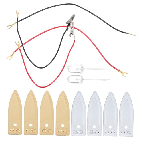BUGUUYO 1 Set Battery Experiment Kit Fruit Experiment Tools Anode for Zinc Electroplating Copper Anode Experiment Supplies Electrode Material Fruit Battery Experiment Tools Zinc Anode ,