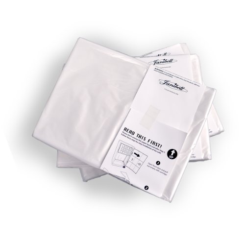 Janibell 330R10B Polyethylene Continuous Waste Can Liner for 330 Series Waste Disposal Systems, Flat Seal, Clear, 0.7 Mil (Pack of 10 Rolls, up to 50 Bags per Roll)