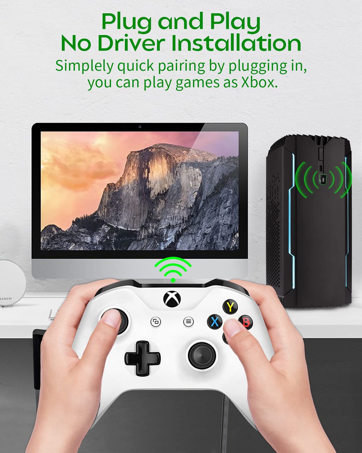 AOLION Controller Adapter Compatible with Xbox One Controller, Elite Series, Xbox One X, Xbox One S Controller xbox-a