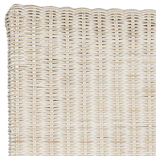 Safavieh Home Collection Arjun Grey Wicker 18-inch Dining Chair