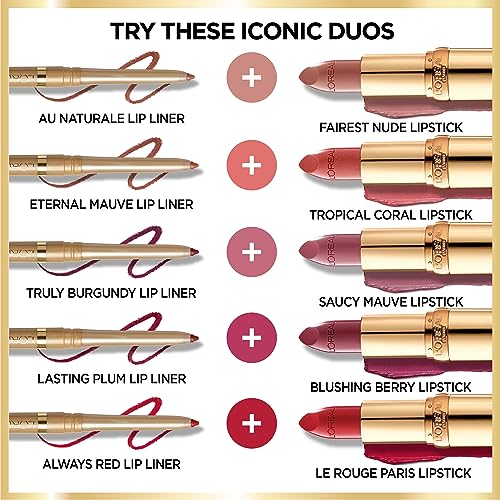 L’Oréal Paris Colour Riche Original Creamy, Hydrating Satin Lipstick with Argan Oil and Vitamin E, Blushing Berry , 1 Count