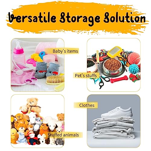 Ofiray-home Soft Corner Shelf | Safe Hanging Organizer | Child-Friendly Wall Mount Storage | for Sundries, Toys, Stuffed Animals, Diapers | for Pantry Closet Bedroom Nursery Organization 1-Pack