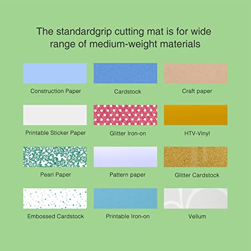 Funnycut Standardgrip Cutting Mat 12x12 for Cricut Maker 3