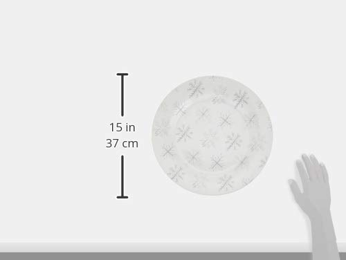 Lenox Alpine Snowflake Round Serving Tray