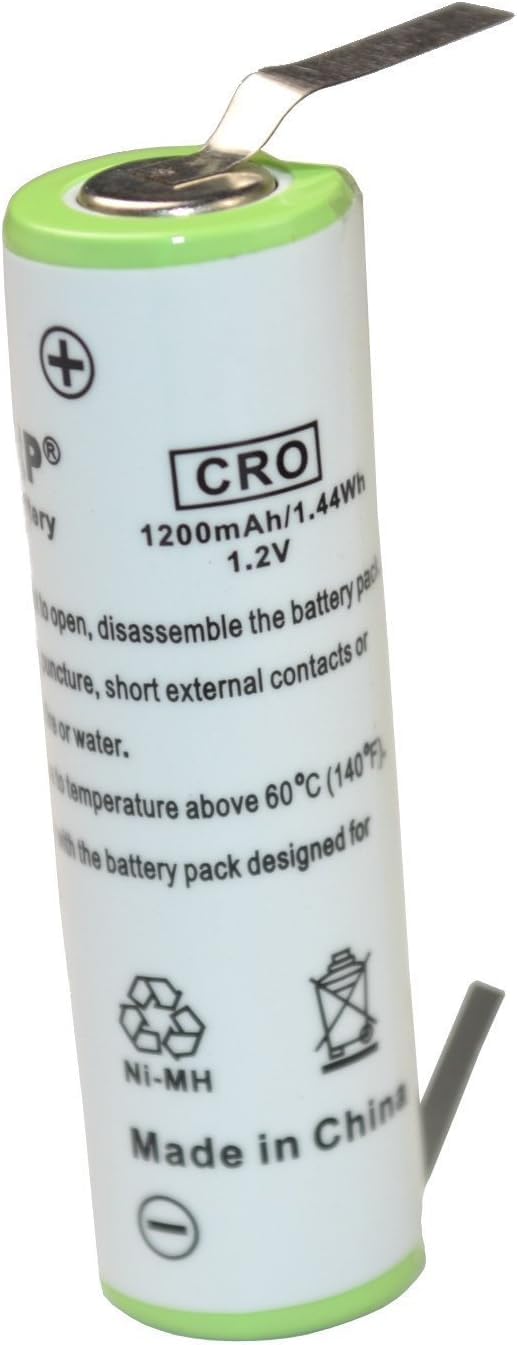 HQRP Battery Compatible with Philips Norelco EBR-8 EBR8 5625X 5812XL 6613X 6614X 6615X 6616X HQ6613 Shaver Plus Screwdriver
