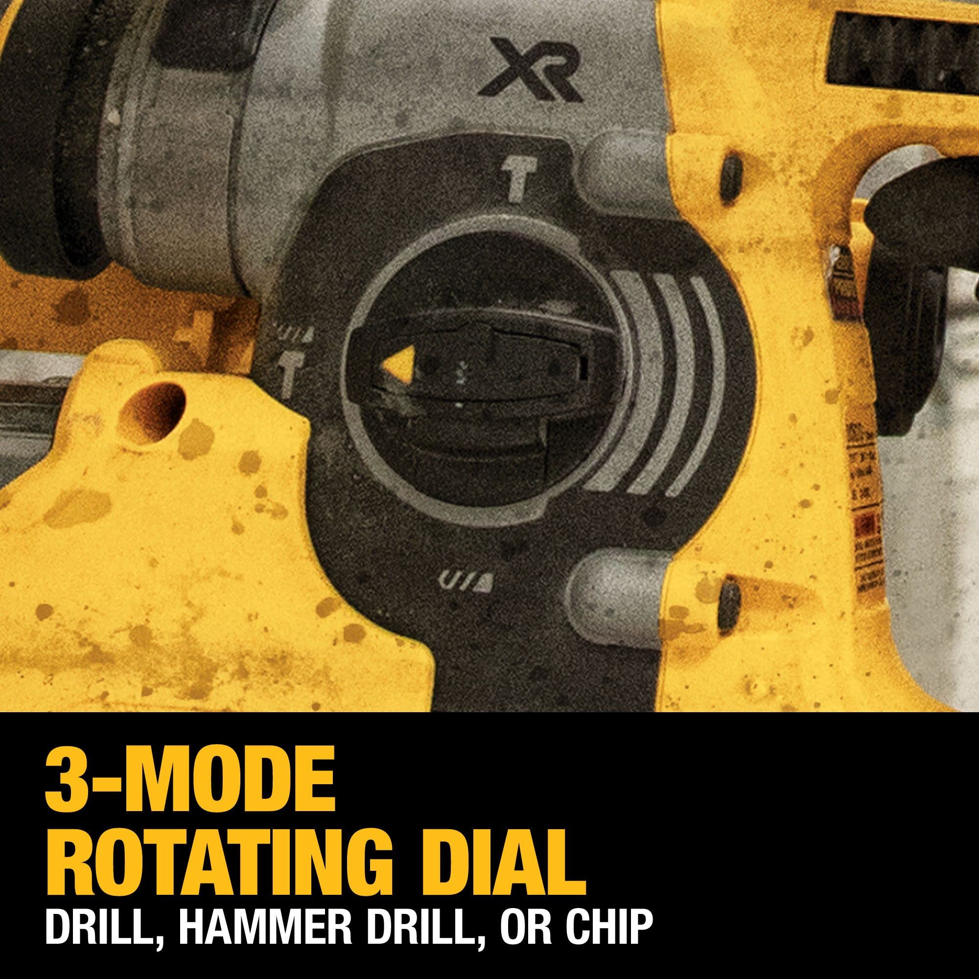 DEWALT 20V MAX Rotary Hammer, Cordless, Battery and Charger Included (DCH273H1)