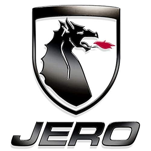 JERO Pro Series TR 8" Breaking & Trimming Knife - Commercial Grade Butcher Knife - Double Injection Molded Handle With Thick Santoprene Out Layer - German Stainless Steel Blade - 1508TR