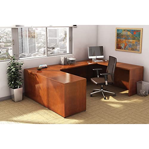 Lorell Desk Shell, 72 by 36 by 29-1/2-Inch, Cherry