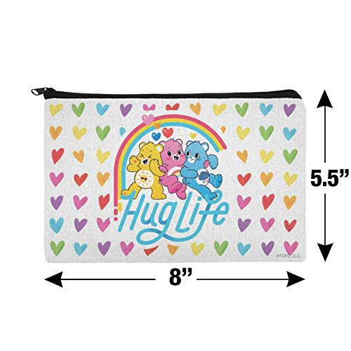 GRAPHICS & MORE Care Bears: Unlock the Magic Hug Life Makeup Cosmetic Bag Organizer Pouch