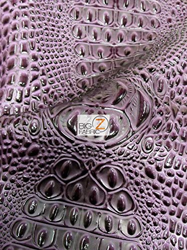 DuroLast™ Florida Gator 3D Embossed Vinyl Fabric by The Yard 2 Tone 3D Crocodile DIY Upholstery Accessories Apparel (Honey Caramel)